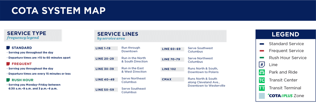 COTA Bus | COTA, Central Ohio Transit Authority. Let's Go!